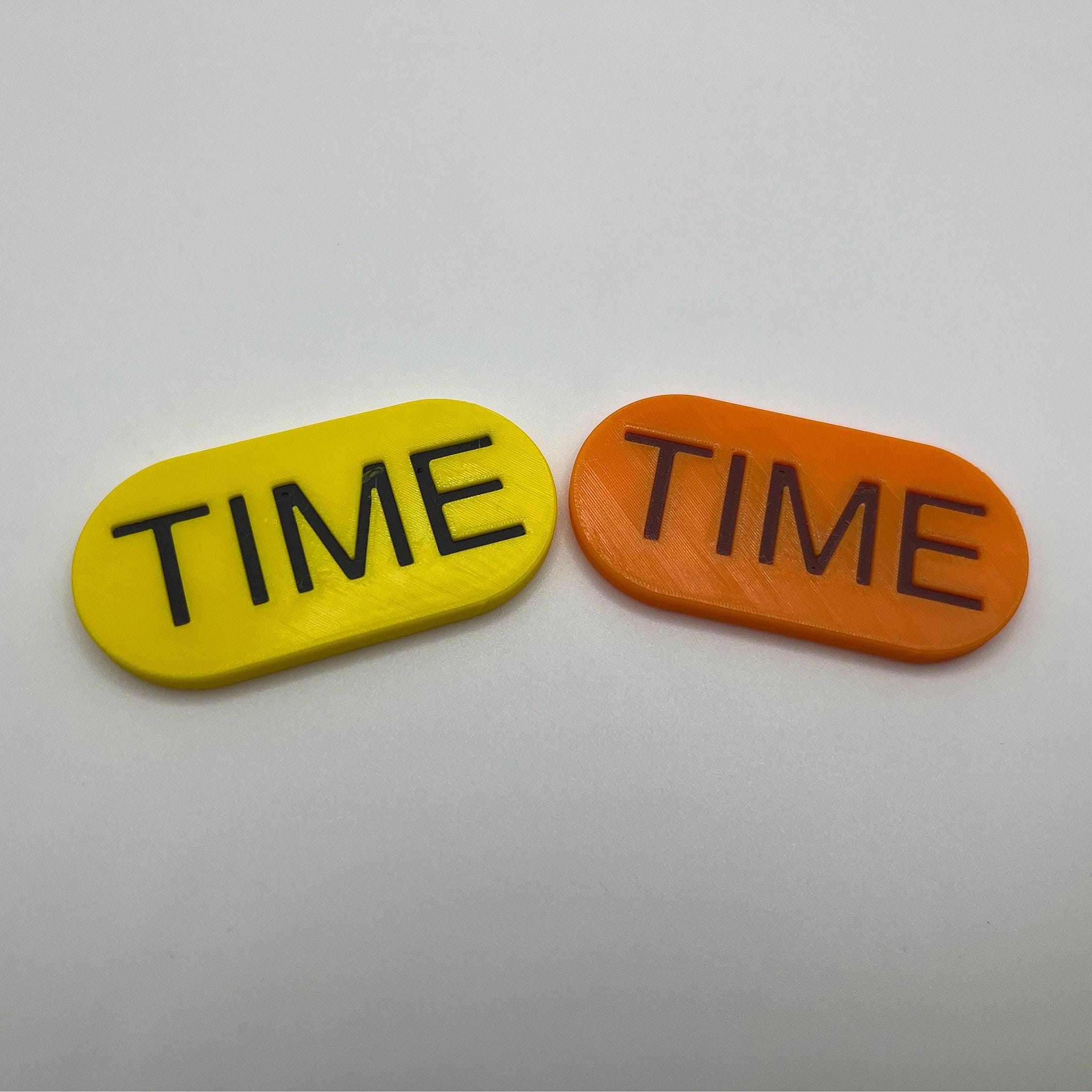 Custom Time Bank Poker Button - Oval Poker Chip - Etsy