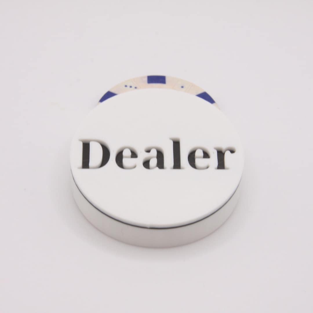 Dealer Custom Poker Button - Any Color, Texas Hold Em - Etsy