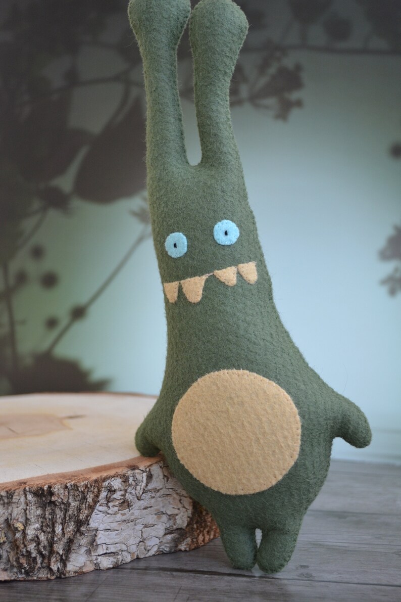Monster Felt Pattern, Alien Big Toy Sewing PDF Tutorial, Lovely Monster ...
