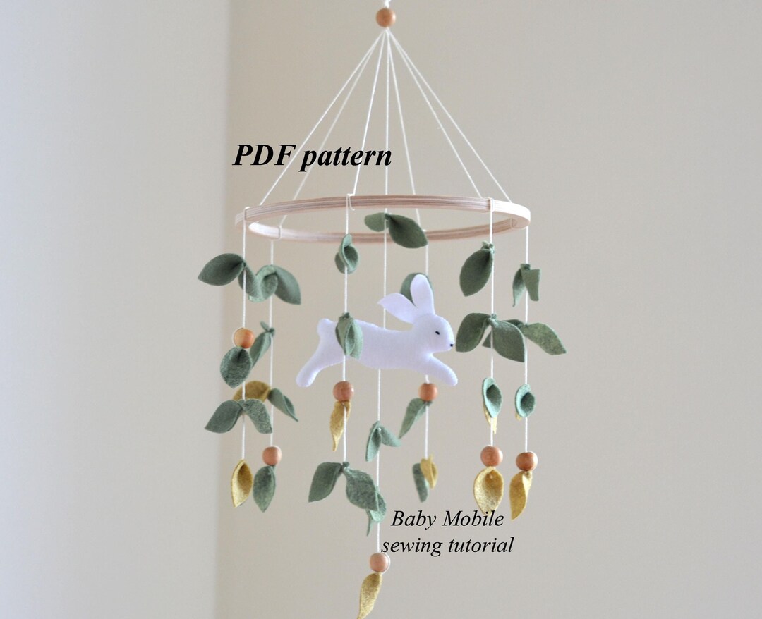 Baby Mobile Sewing Pattern, Nursery Mobile Tutorial, Baby Mobile DIY - Etsy