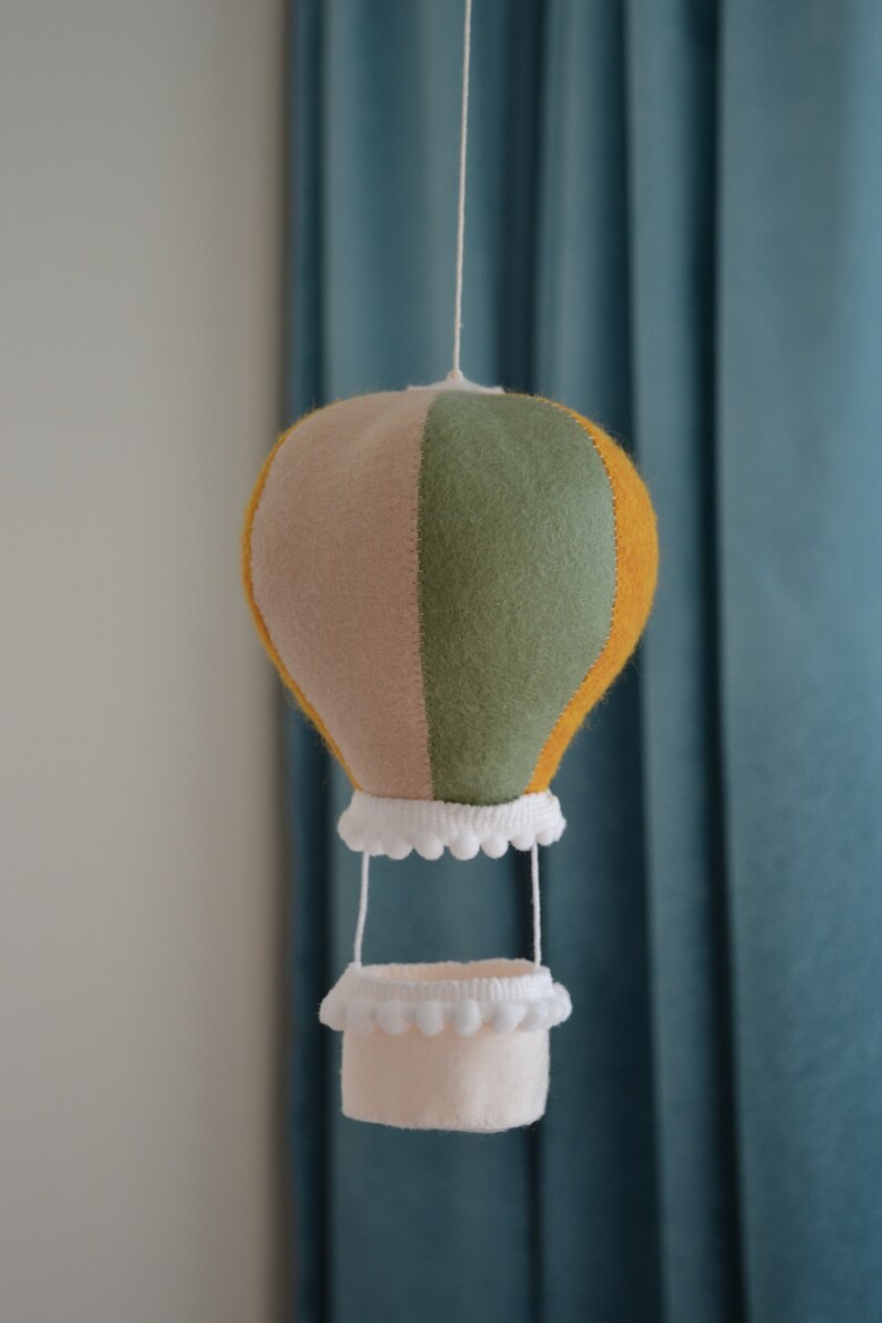 Felt Pattern HOT AIR BALLOON, Pdf English Felt Pattern, Hot-air Balloon ...