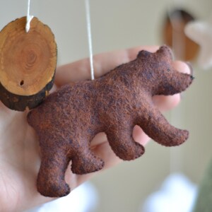 Baby Mobile Pattern, Woodland Mobile Tutorial, Nursery Mobile DIY, Bear ...