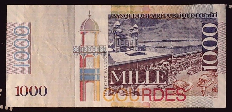 Haiti 2021 1000 Gourdes Rare Currency Banknote Add Collection - Etsy