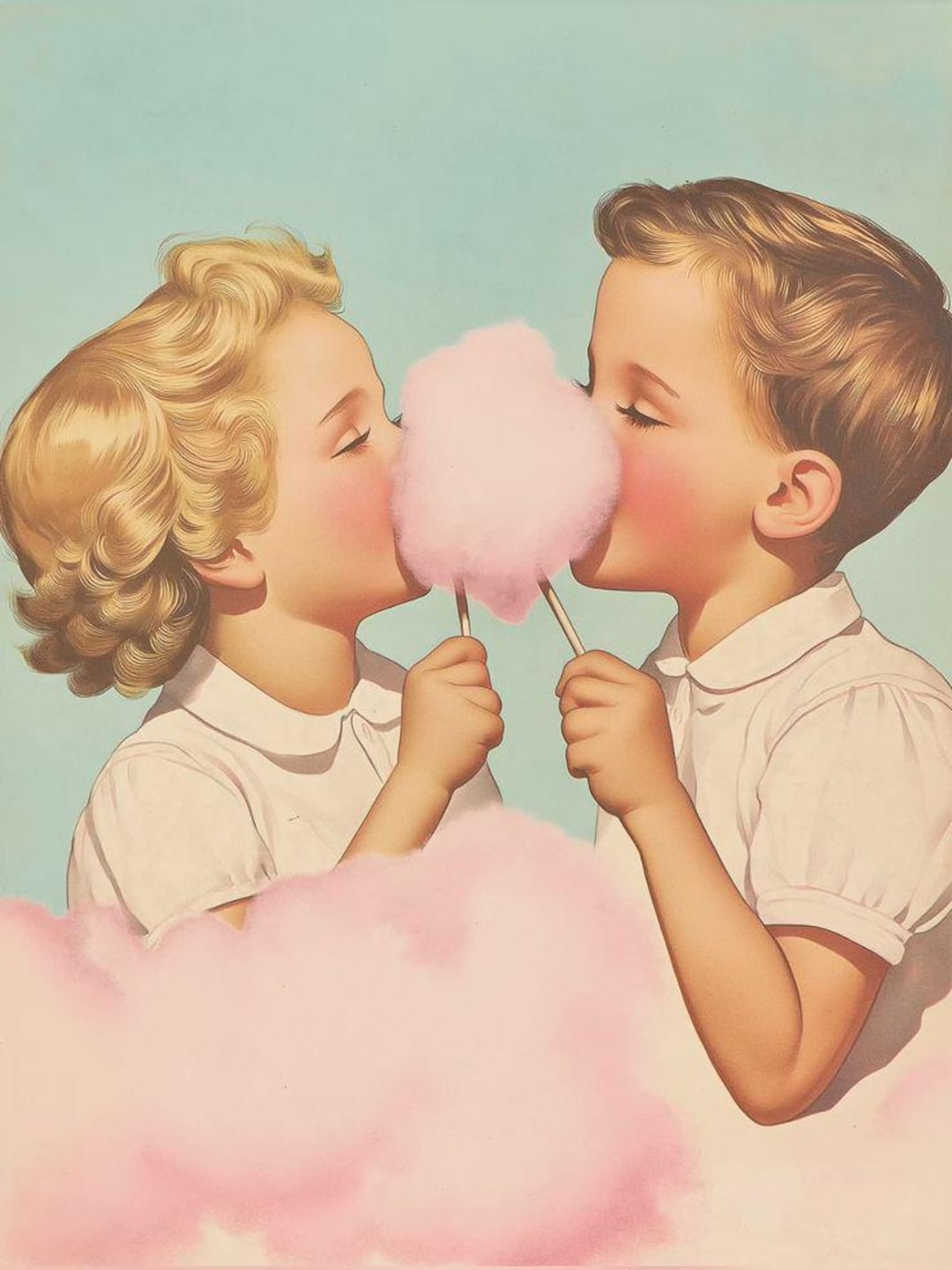 Cotton Candy Happiness - 8x10 Kids at the Fair Craft Quilt Cotton ...