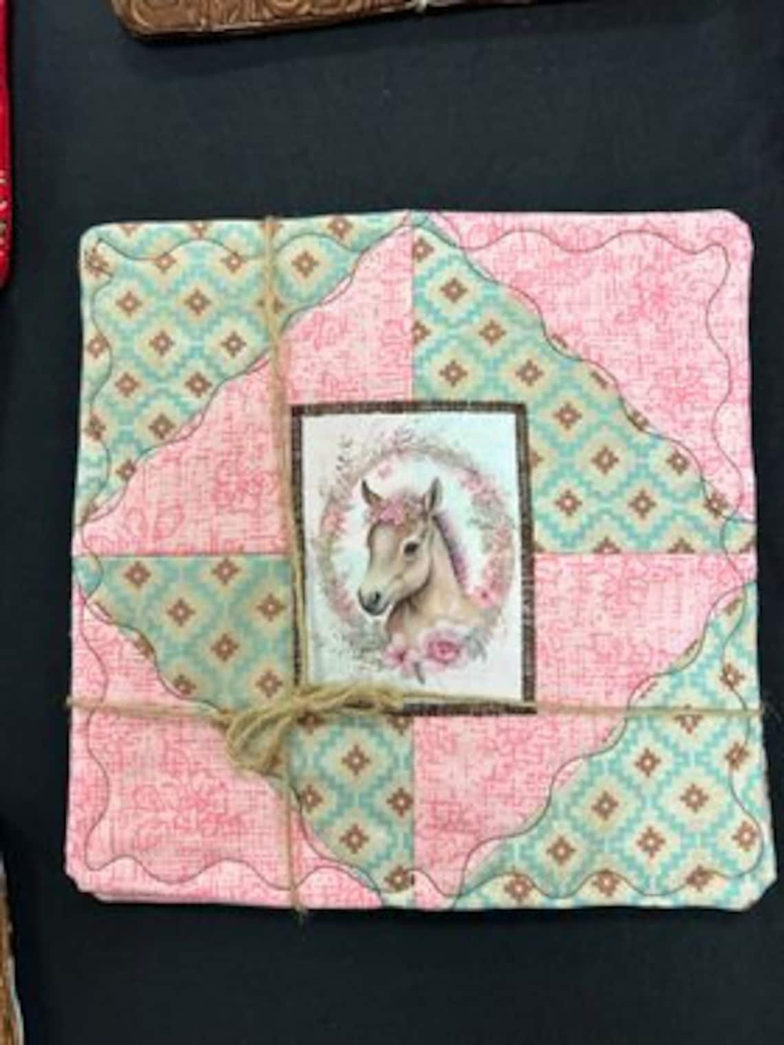 Ariel Princess and Moon 8x8 Craft Sewing Cotton Fabric Block - Etsy