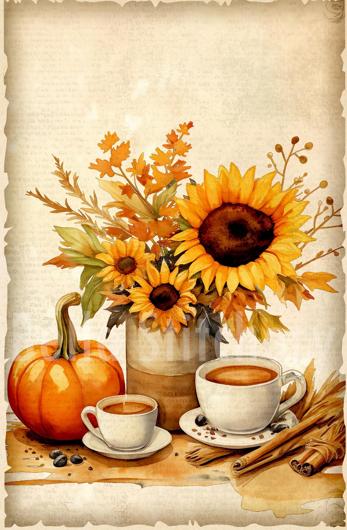 Handmade 7x10 Autumn Harvest Collage #20 Cotton Fabric Block Panel - Etsy