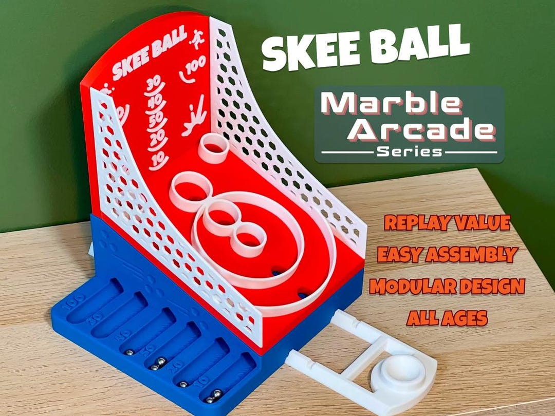 Mini Arcade - Skee Ball 3d Print - Etsy