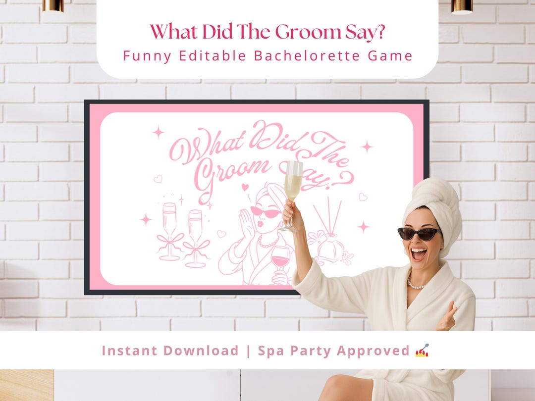 Girls Gone Mild Bachelorette What Did the Groom Say Game Slumber Party ...