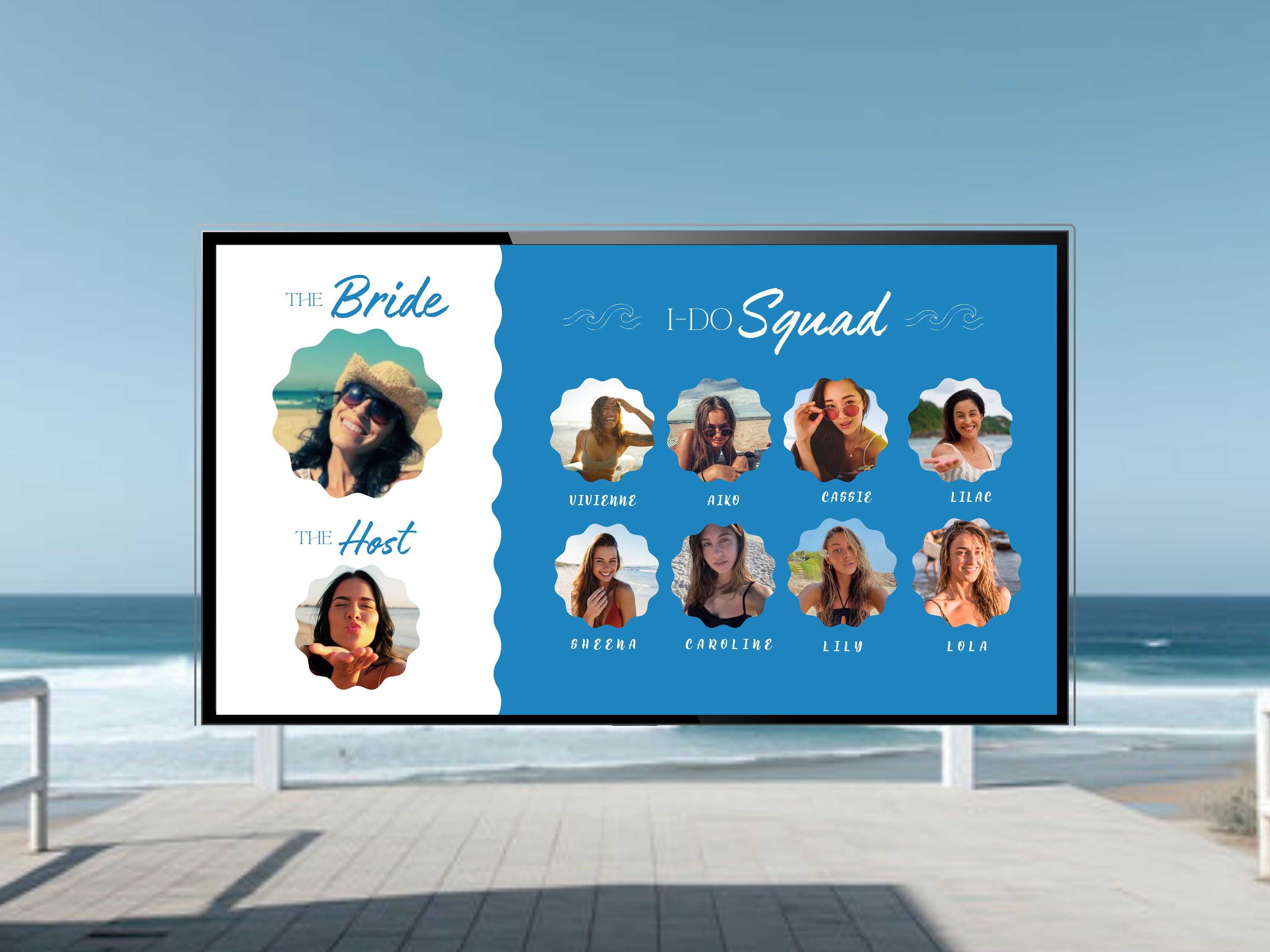 Beach Bachelorette Jeopardy Canva Coastal Bachelorette Jeopardy ...
