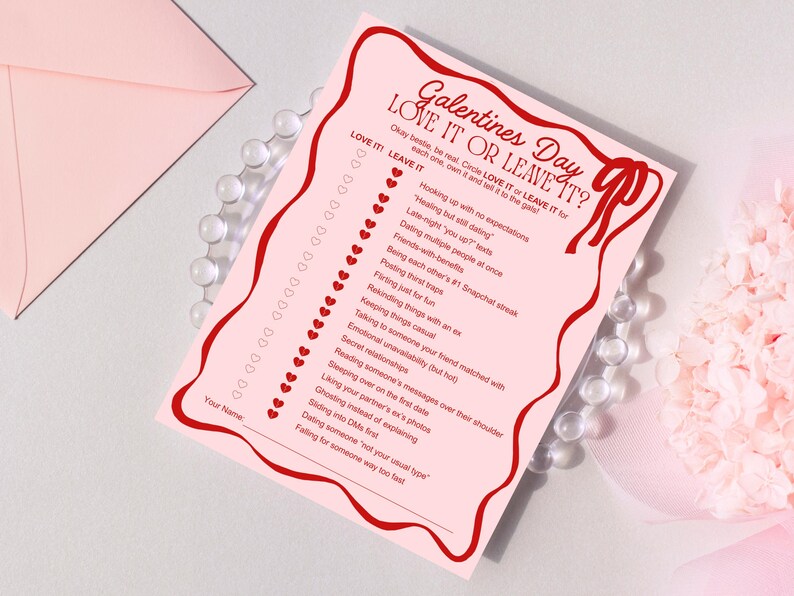 Galentines Games Party Bundle Galentines Paper Games Valentines Party ...