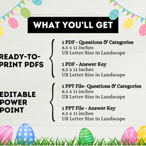 Easter Jeopardy Easter Trivia Game Easter Game for Teens Spring Trivia ...