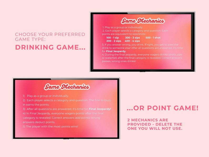 Bridal Jeopardy Game Editable Bachelorette Jeopardy Game Hen Do Party ...