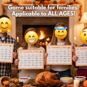 Thanksgiving Jeopardy Game Thanksgiving Trivia Thanksgiving Quiz ...