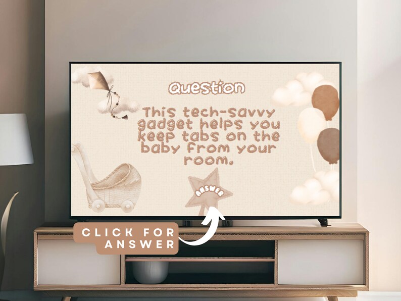 Baby Shower Jeopardy Game Neutral Baby Shower Jeopardy Game Idea Canva ...