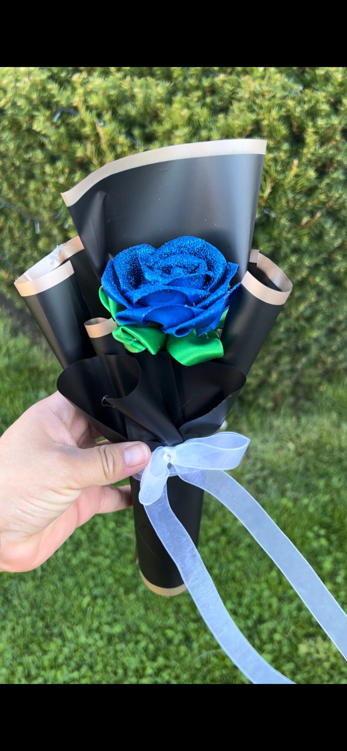 Single Rose Eternal Bouquet - Etsy