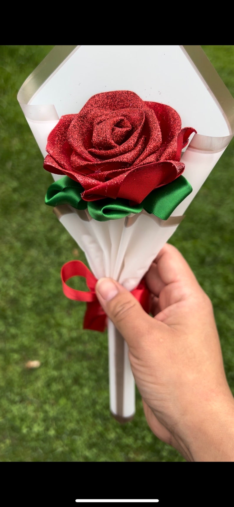 Single Rose Eternal Bouquet - Etsy