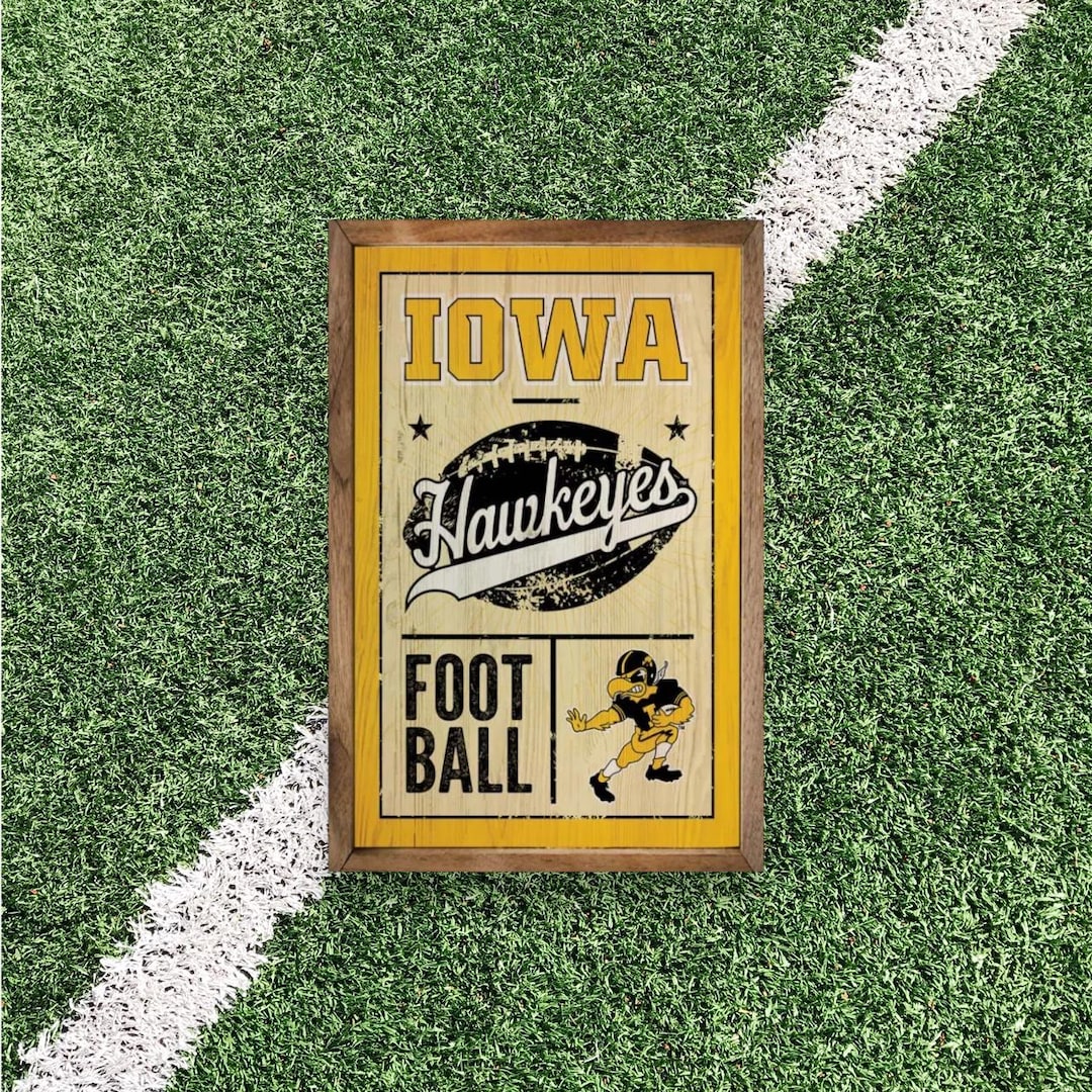 Iowa Hawkeyes Artwork Vertical Iowa Hawkeyes Wall Art officially ...