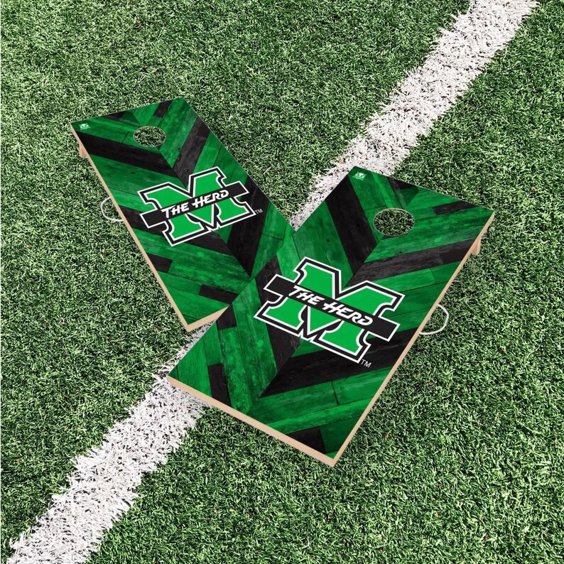 Marshall Thundering Herd Cornhole Boards 2x4 Officially Licensed - Etsy