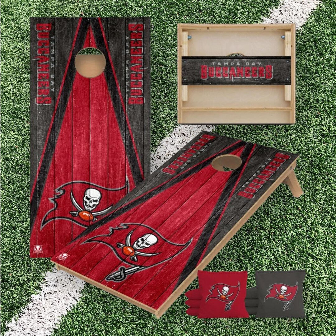 Tampa Bay Buccaneers Cornhole Boards 2x4 Officially Licensed - Etsy