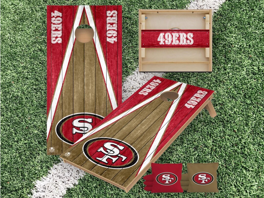 San Francisco 49ers Cornhole Boards 2x4 Officially Licensed - Etsy