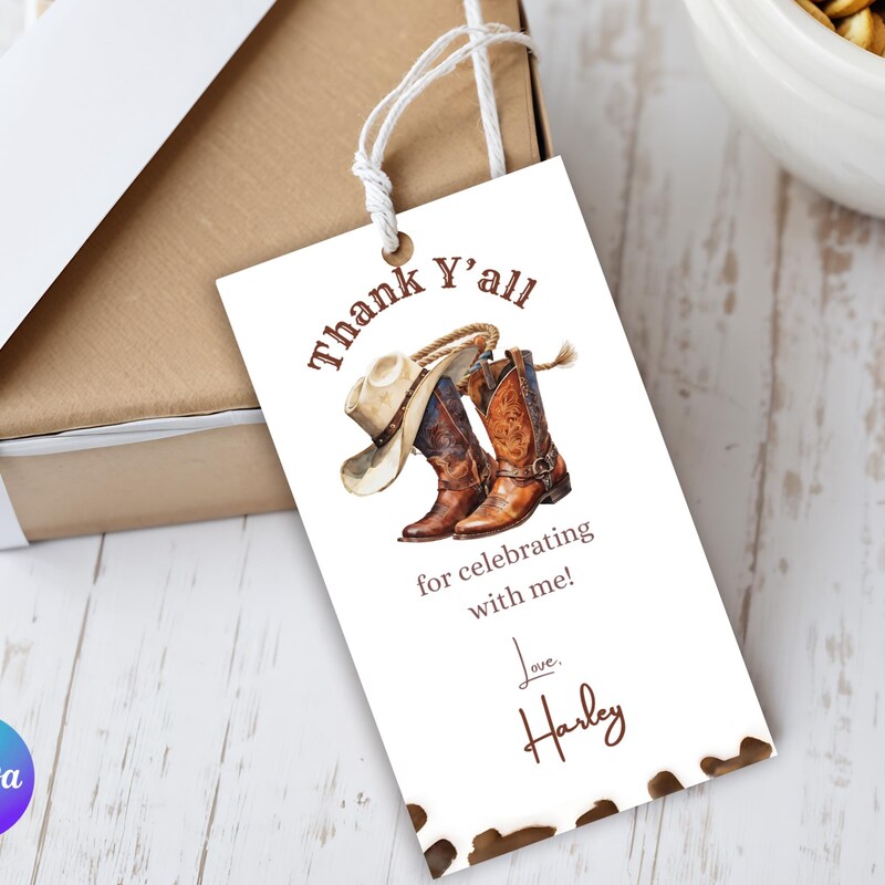 Western Tags - Etsy