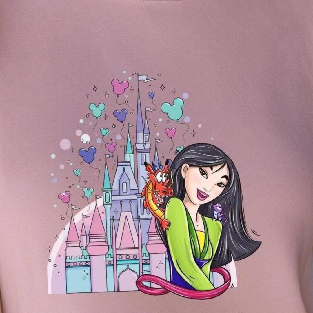 Comfort Colors® Princess Mulan Shirt, Mulan Gifts, Disneyland Shirt ...