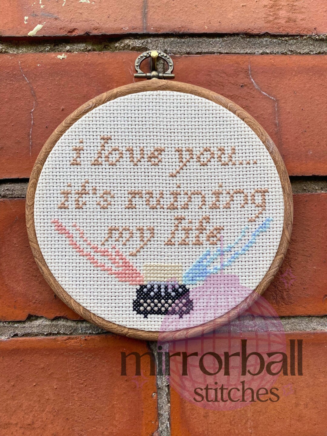 Taylor Swift Fortnight Cross Stitch Pattern I Love You... It's Ruining ...