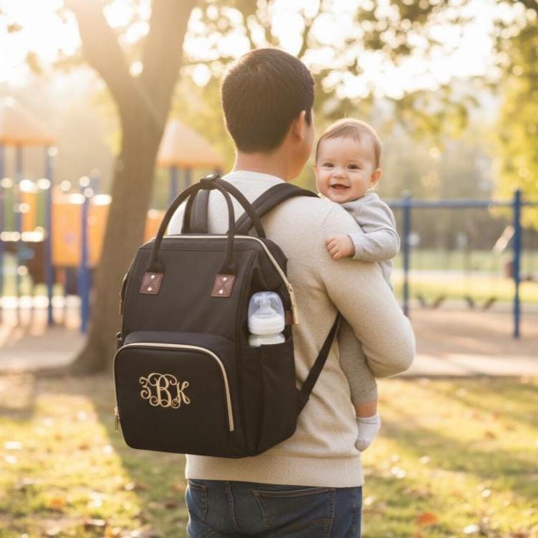 Baby Diaper Bag Backpack Personalized Monogram or Name Travel Bag - Etsy