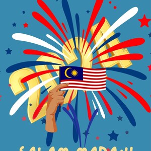 Merdeka Poster - Etsy