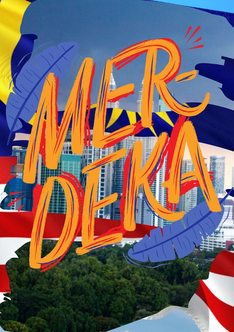 Merdeka Poster - Etsy