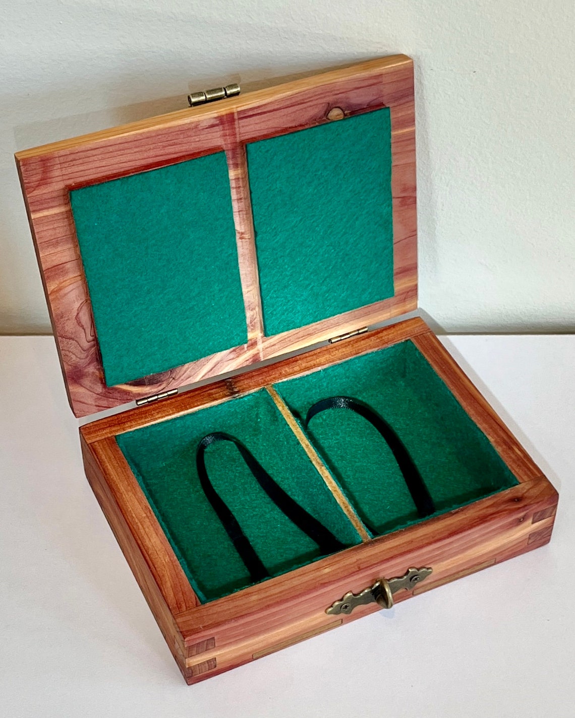 Cedar Double Deck Card Box - Etsy