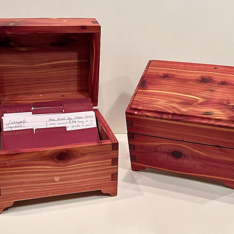 Metal Recipe Box - Etsy