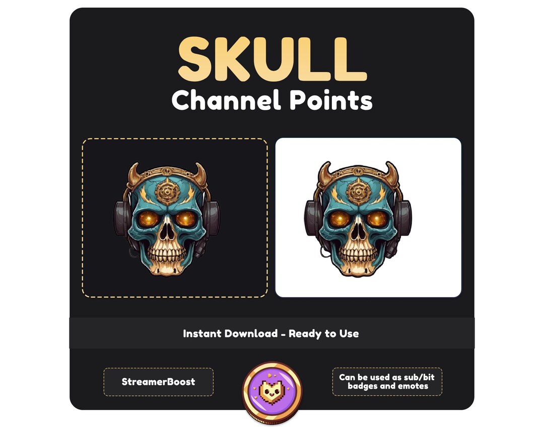 Skull Emote Death Emote Music Emote Disco Emote Twtich Emote Discord ...