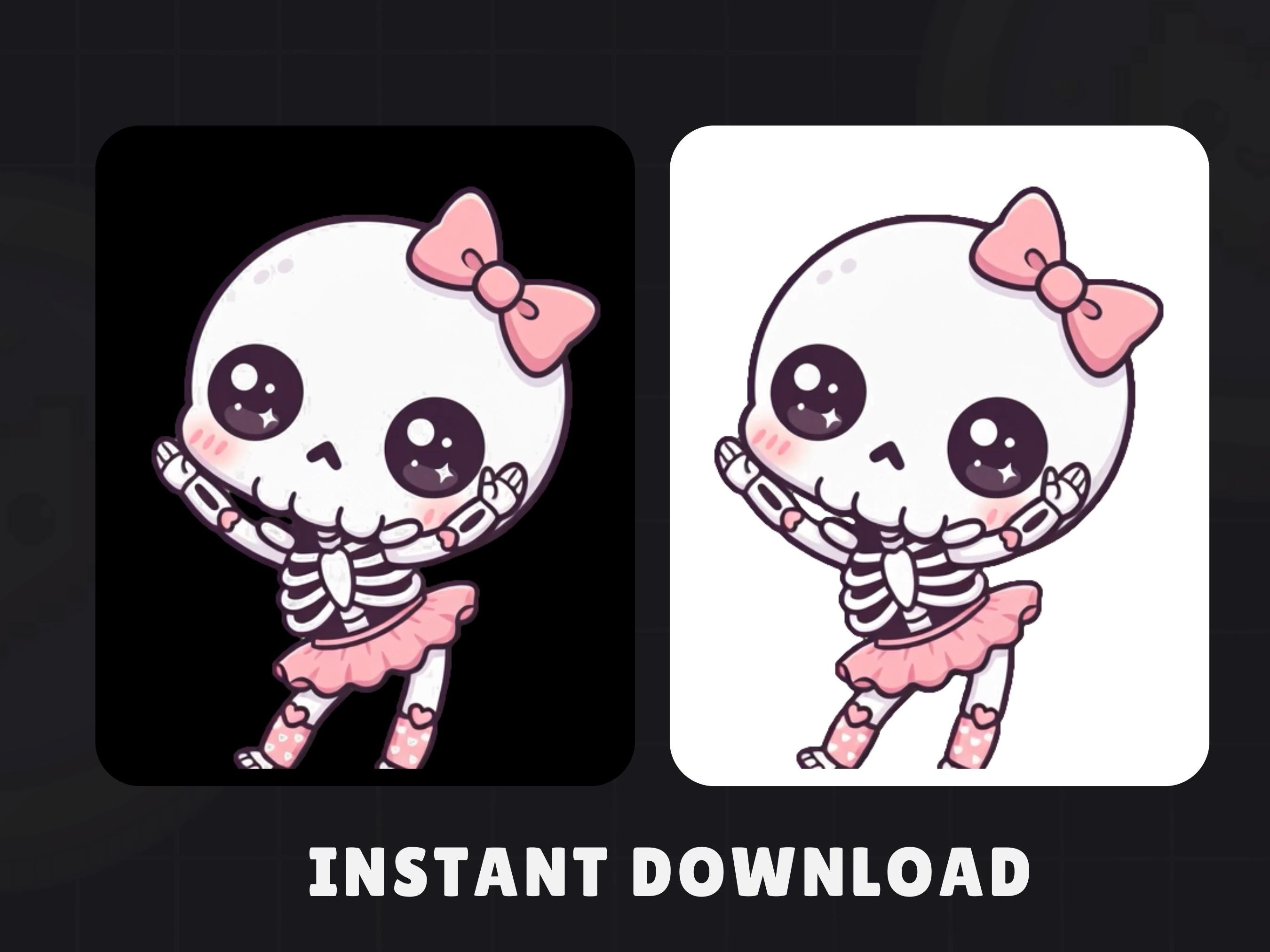 Animated Skeleton Emote for Twitch & Discord – Dancing Loop GIF - Etsy