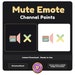 Mute Twitch Channel Point Emote | Digital Product | Stream | Discord ...