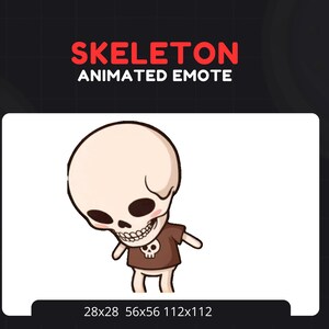 Animated Skeleton Headbang Emote - Discord, Twitch & Youtube, Halloween ...