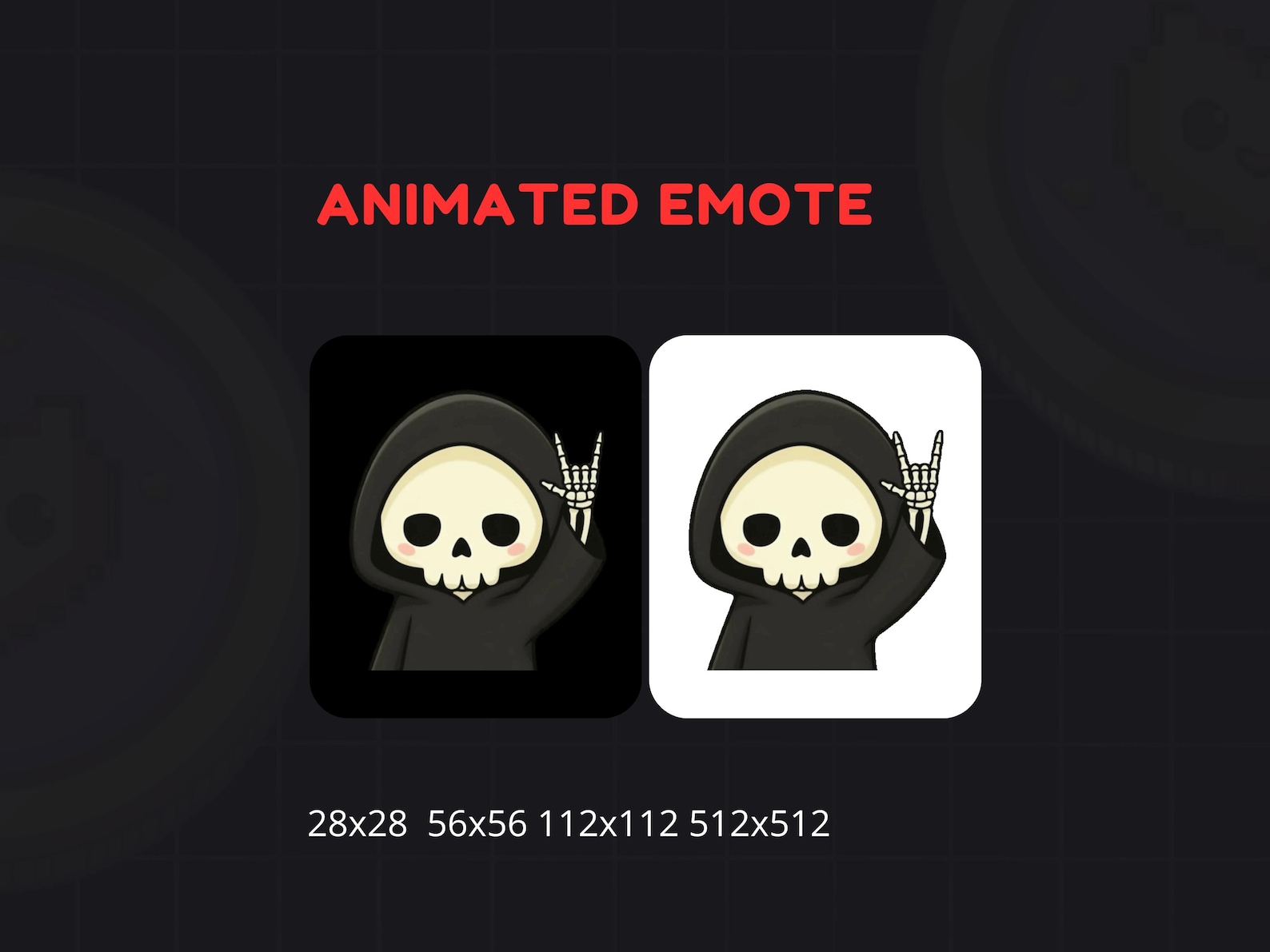 Animated Grim Reaper Headbang Emote - Discord, Twitch & Youtube ...