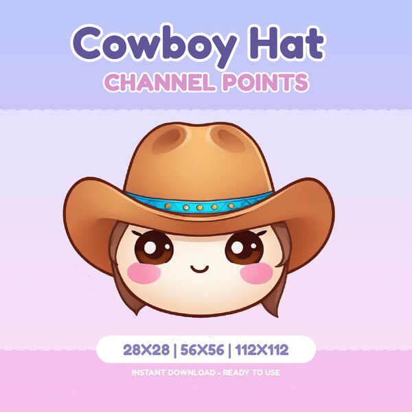 Vtuber Assets Cowboy Hat - Etsy