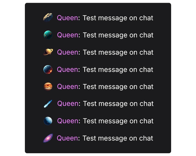 9 Galaxy Sub Badges Twitch | Space Emote | Planet Emote | Cosmic Emote ...