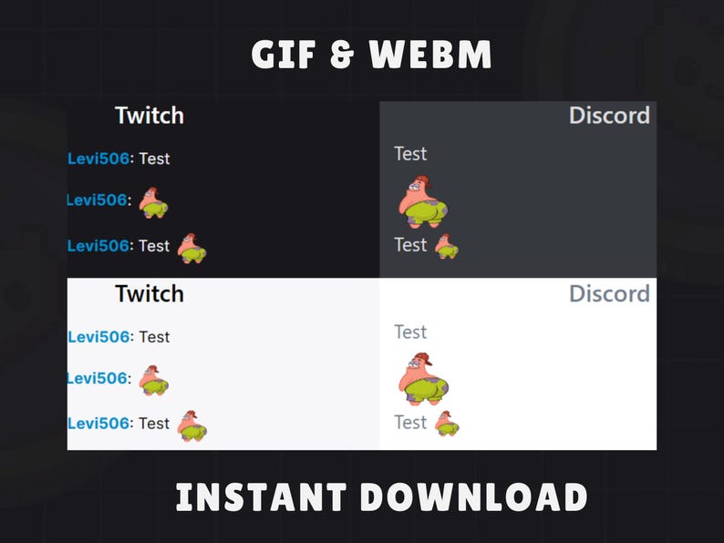Animowana Emotka Patricka Twerkującego, Materiały Streamera, Gif I Webm ...