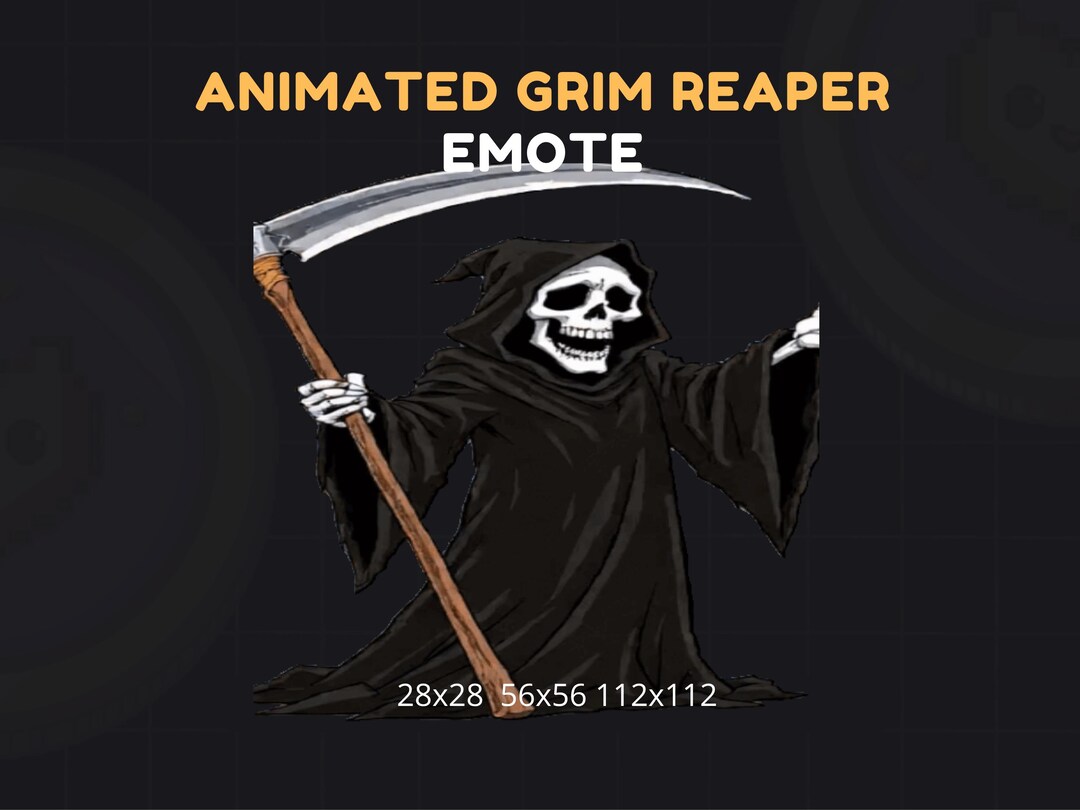 Animated Emote, Grim Reaper Laughing, Twitch Emojis, Chibi Emotes ...
