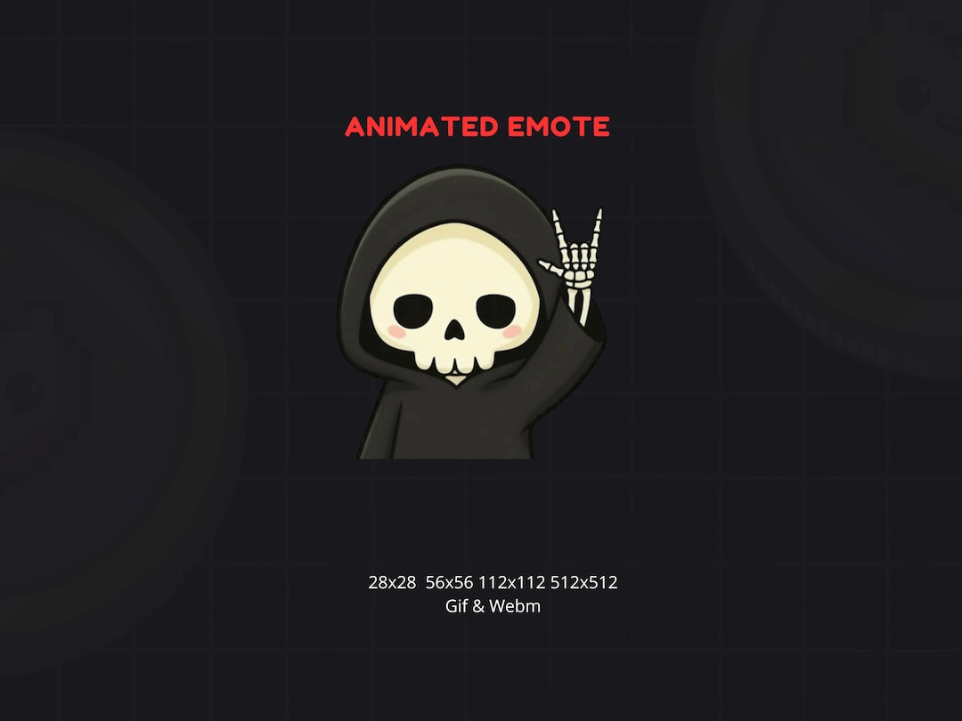 Animated Grim Reaper Headbang Emote - Discord, Twitch & Youtube ...