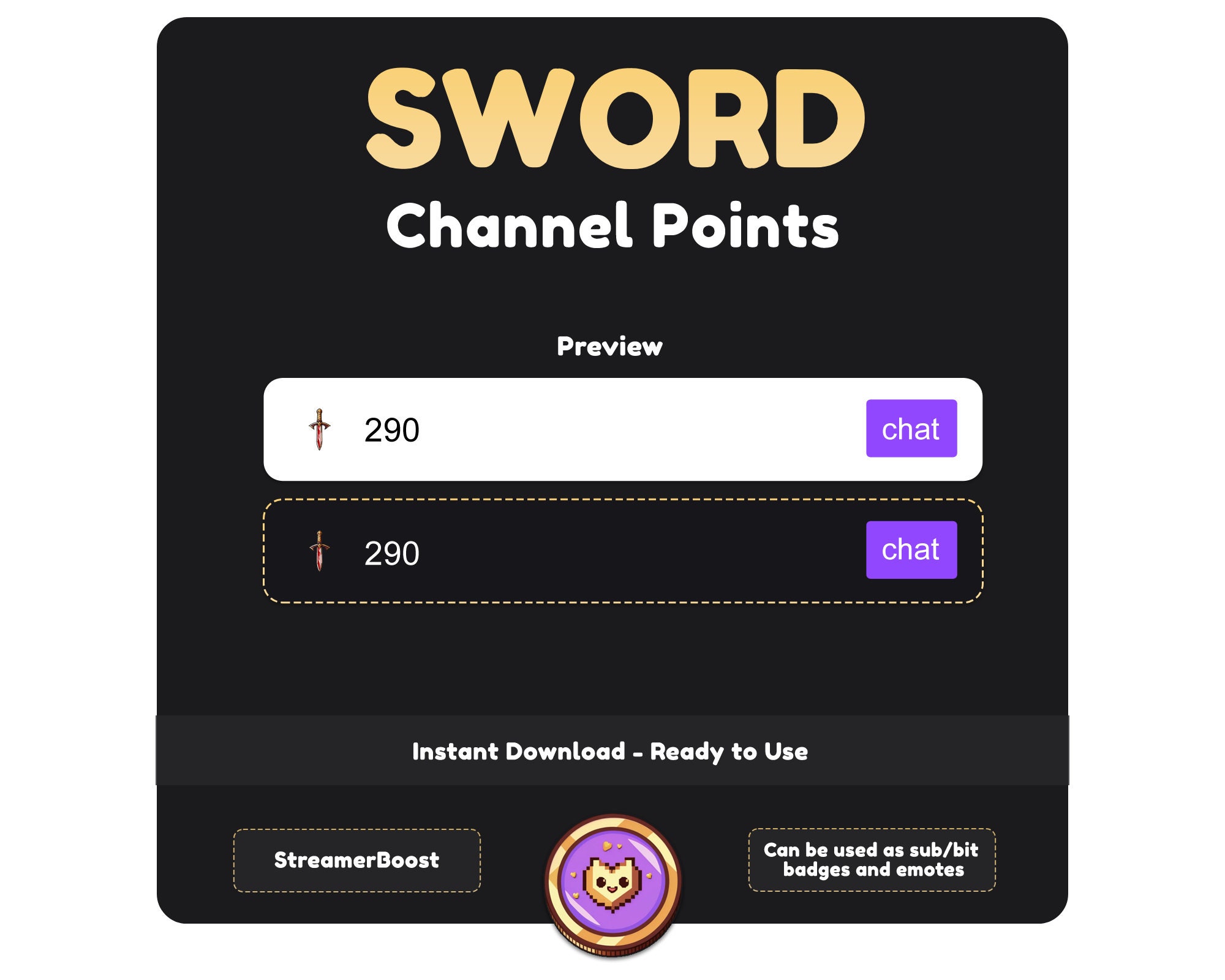Sword Twitch Channel Points| Stream | PNG | Twitch Emotes | Twitch ...