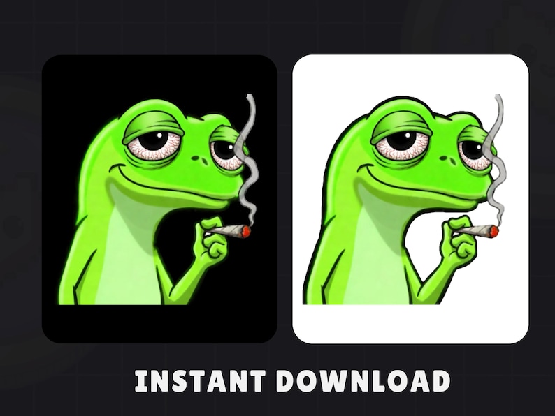 Animated Smoking Lizard Emotes – Custom Funny Alerts for Twitch ...