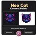Neo Cat Twitch Channel Point / Emote / Emojis / Flair / Kawaii PNG ...