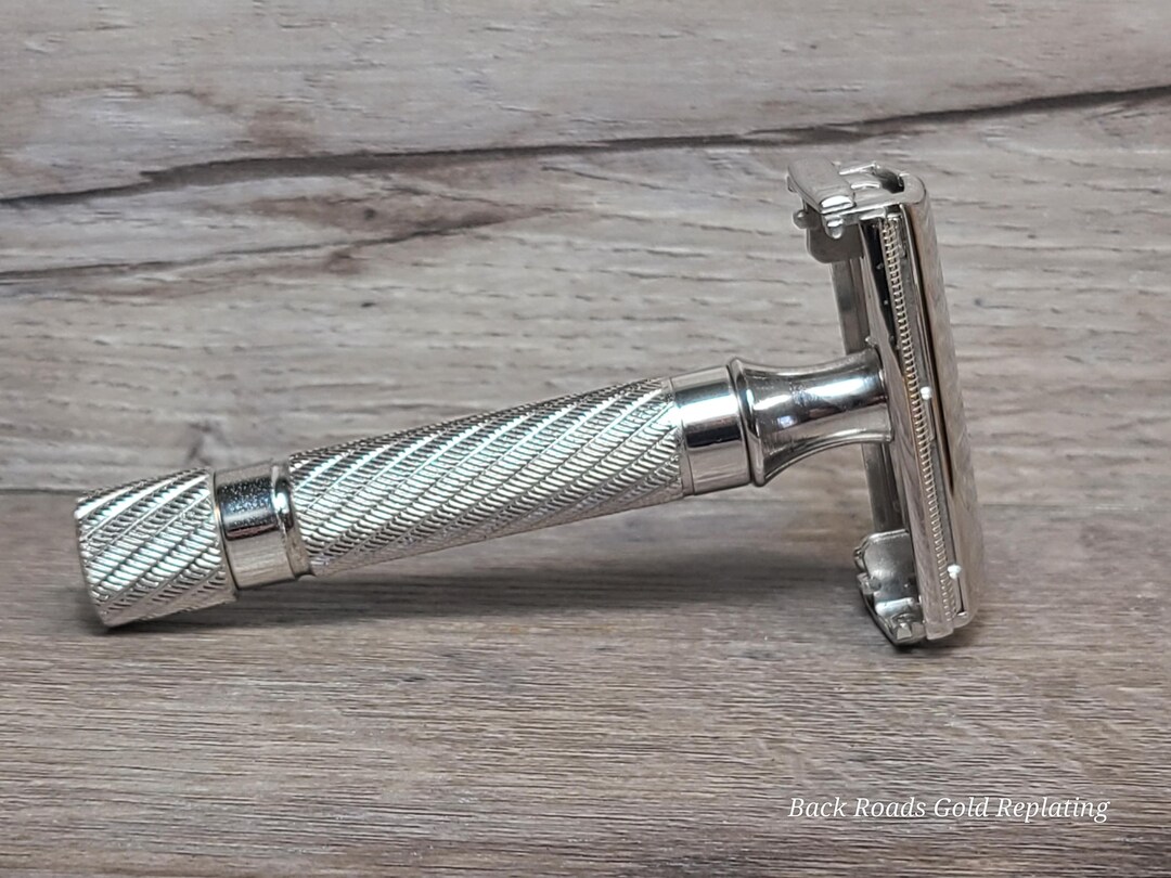 Gillette 49 Executive Vintage Safety Razor -replated Rhodium - Etsy