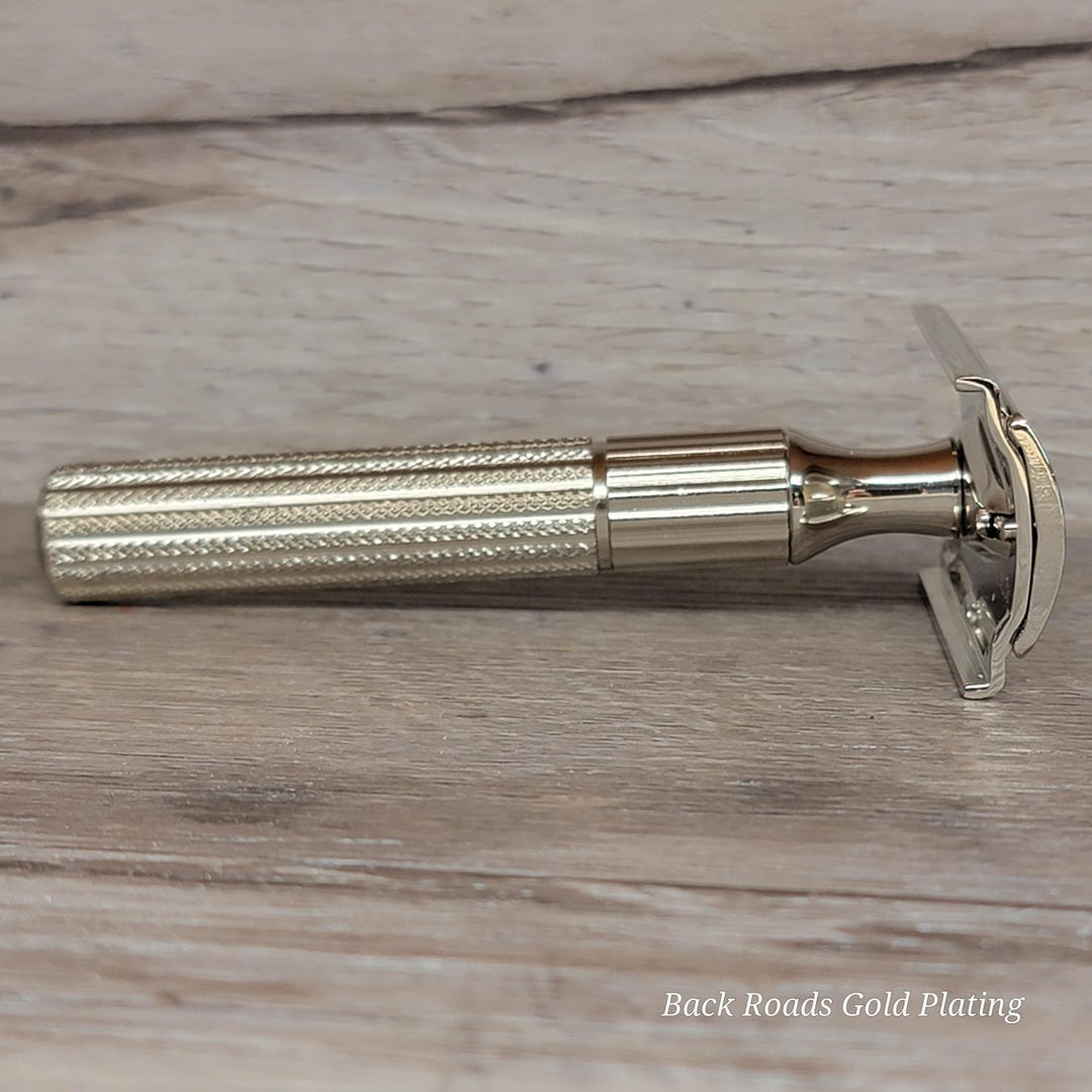 Gillette Fat Handle Post War Tech Vintage Safety Razor With Logo "dim ...