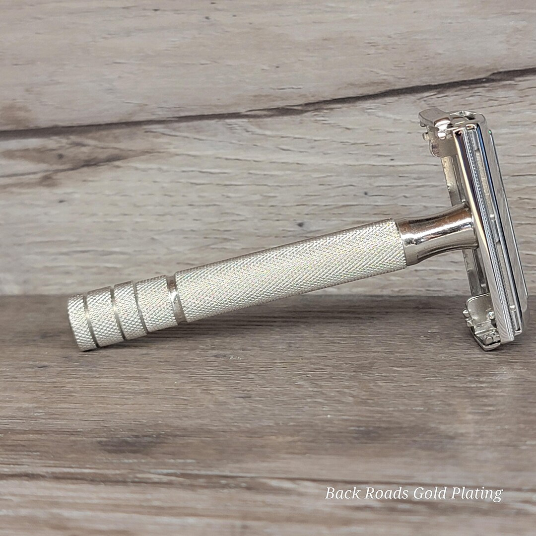 Gillette 40's Super Speed replated Rhodium - Etsy