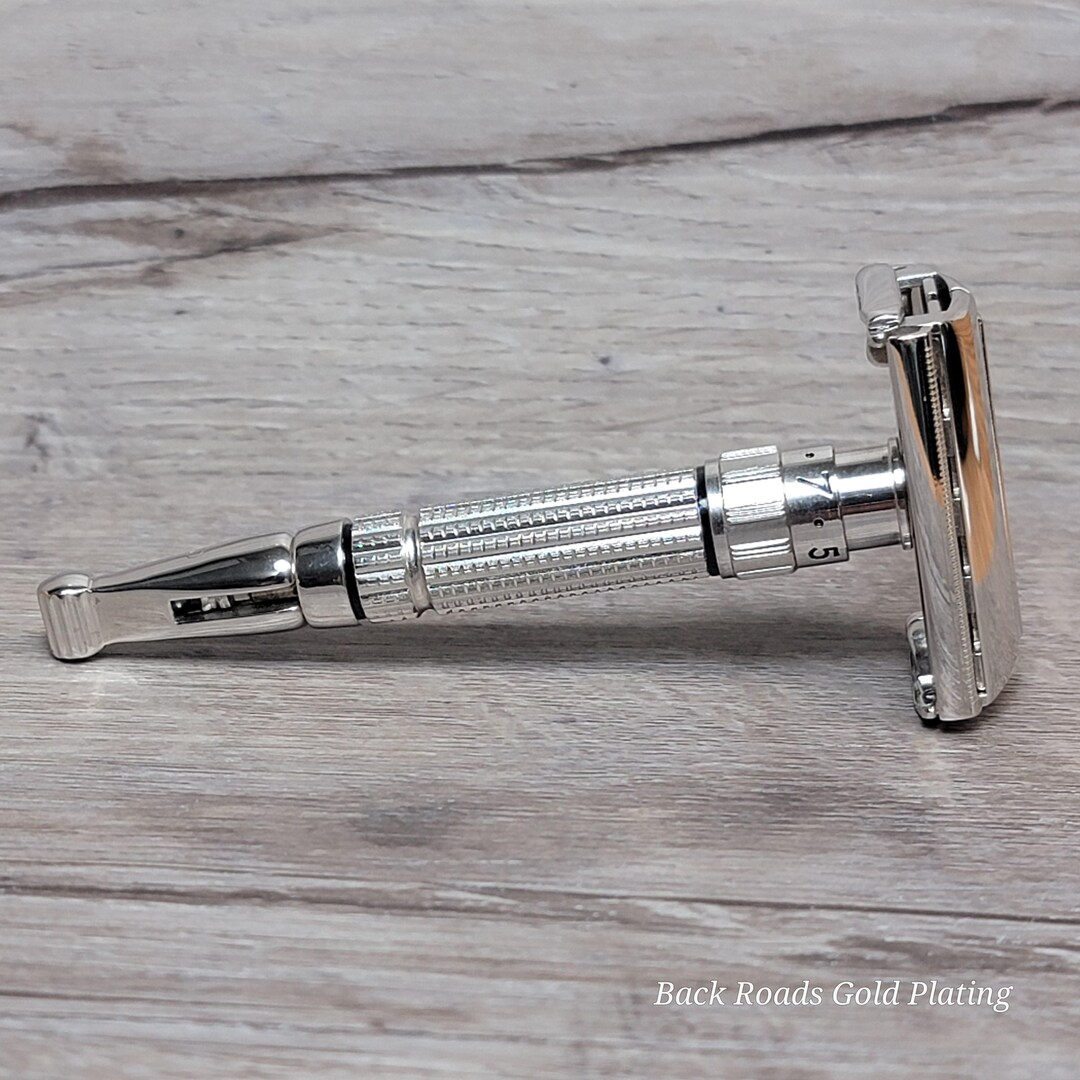 Gillette Toggle D1 1958 Vintage Safety Razor replated Rhodium - Etsy