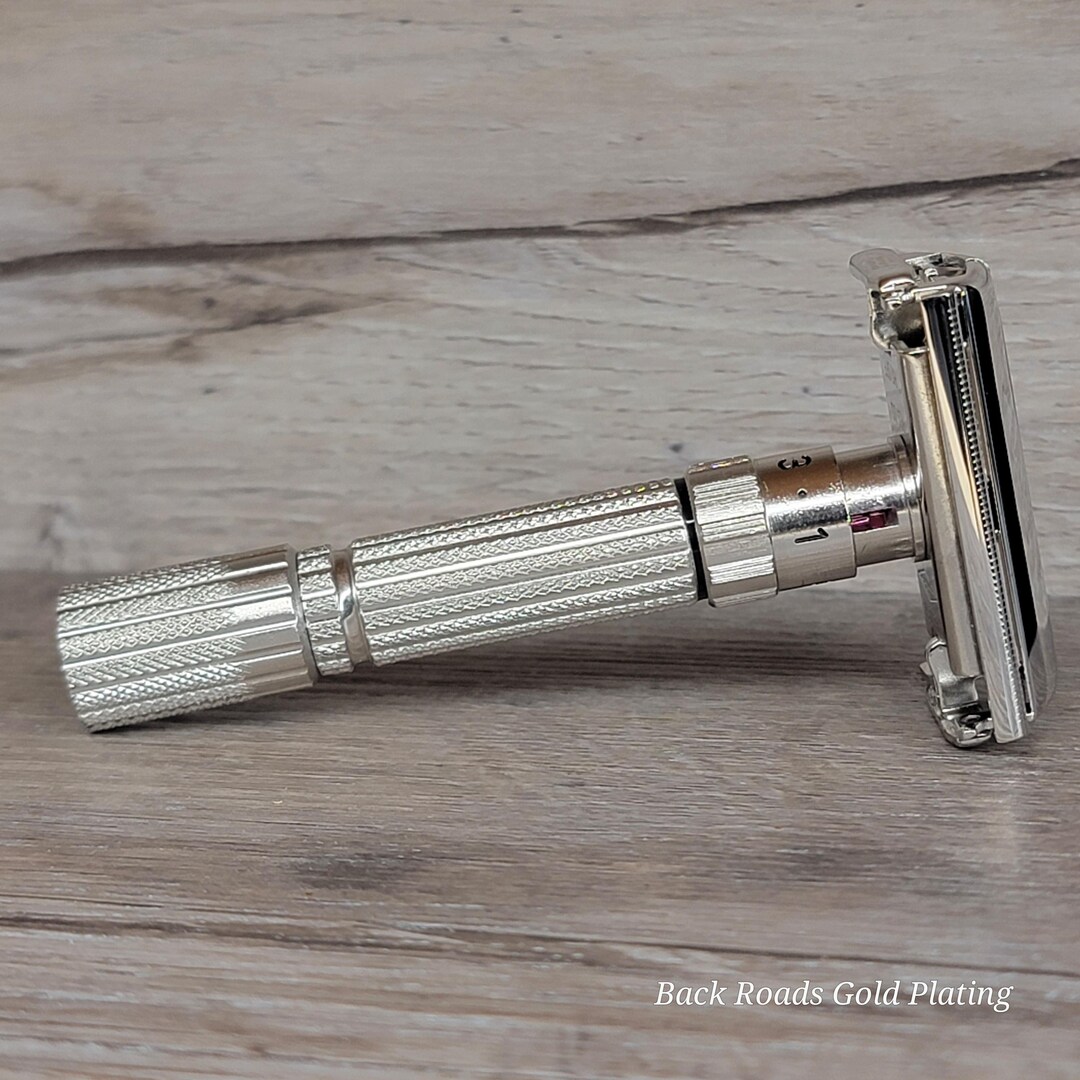 Gillette Fatboy F1 1960 Vintage Safety Razor With Case rhodium - Etsy